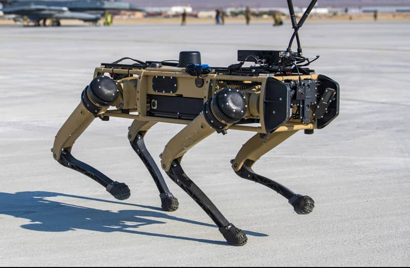 NFL stadium unleashes ‘robodog’ security robot armed with night vision ...